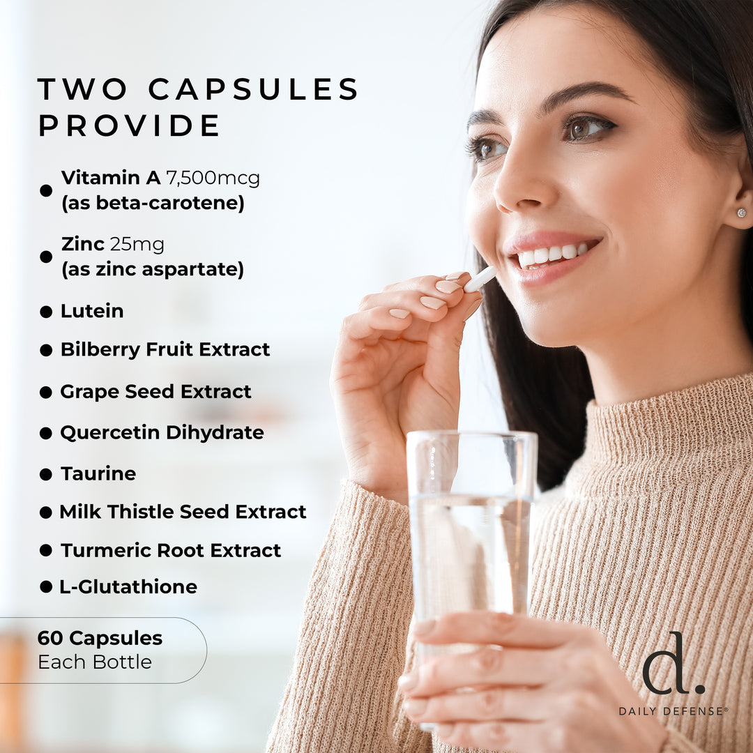 DAILY DEFENSE® EYE HEALTH Vision Support Formula – Daily Defense