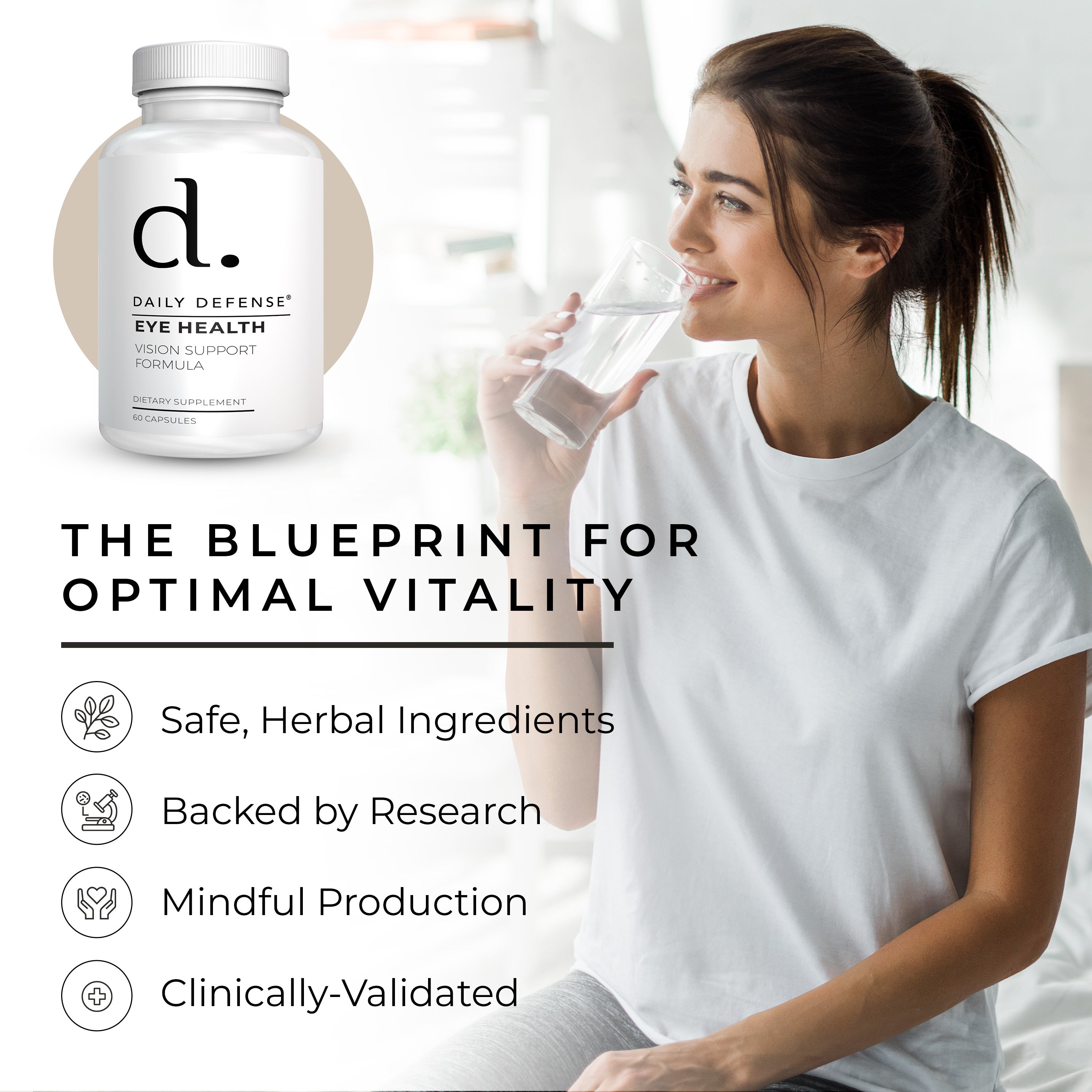DAILY DEFENSE® EYE HEALTH Vision Support Formula – Daily Defense