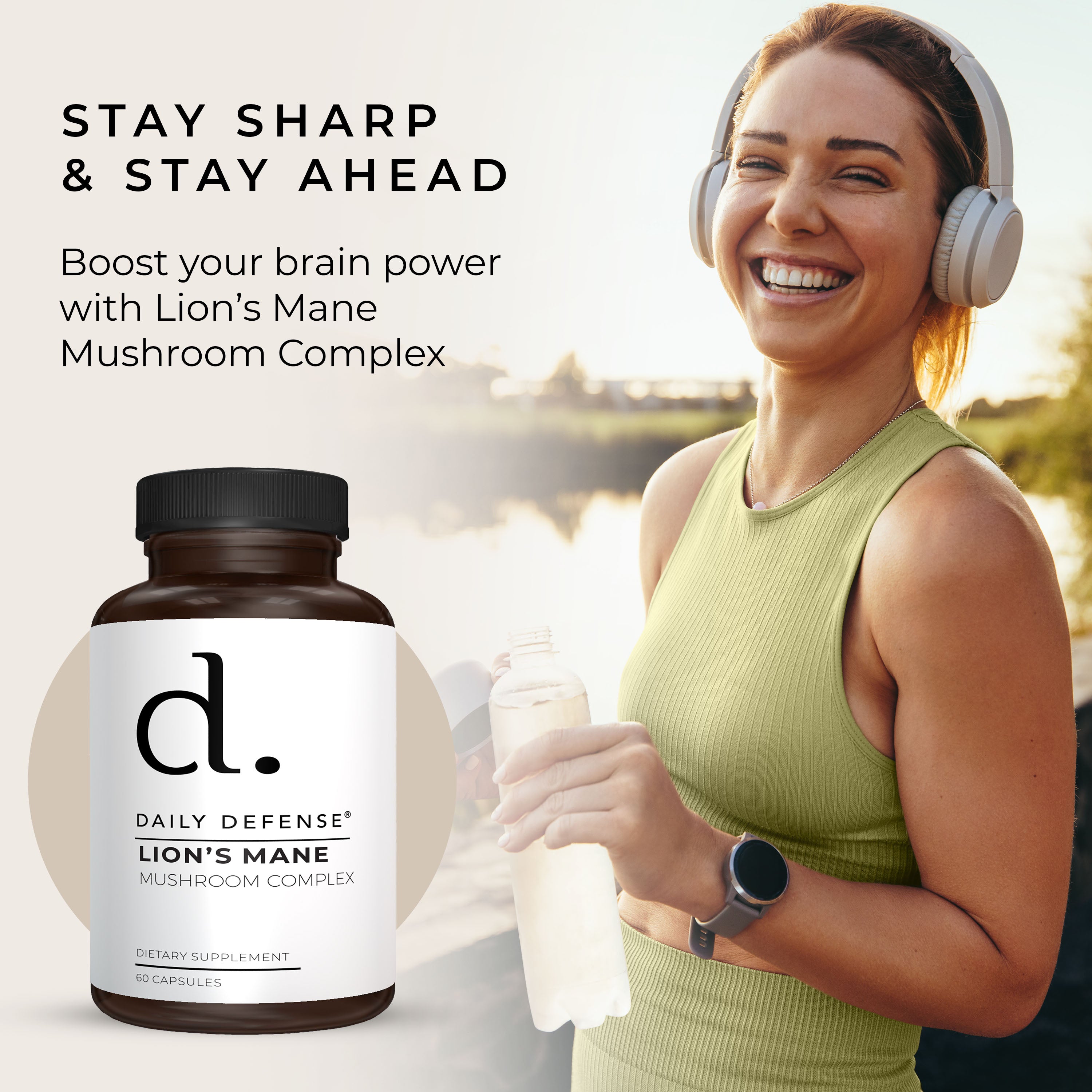 DAILY DEFENSE® LION'S MANE Mushroom Complex – Daily Defense