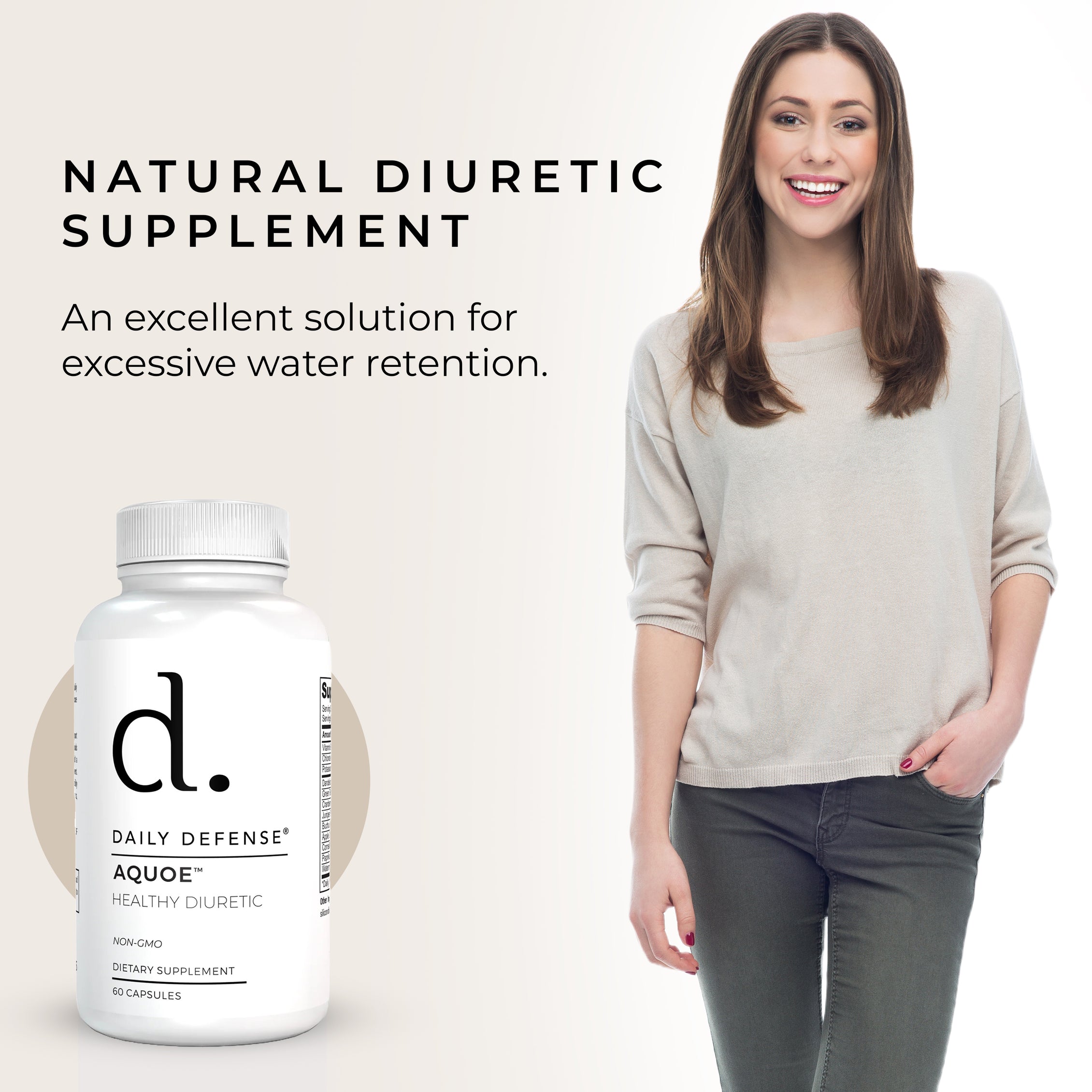 Daily Defense Diuretic Pills Water Away Debloat Water Flush Herbal ...