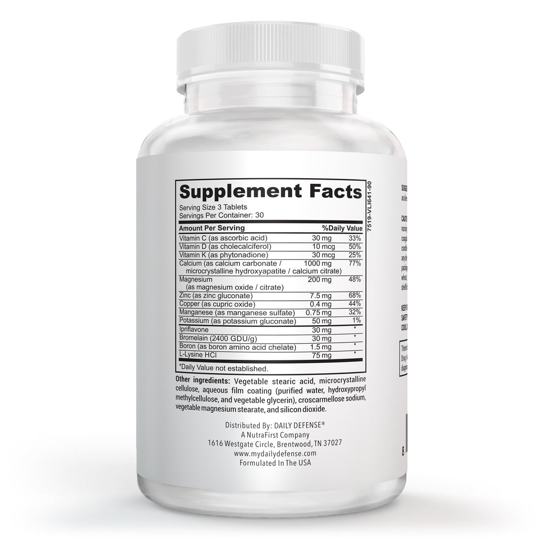 BONE SUPPORT FORMULA Maximum Strength – Daily Defense