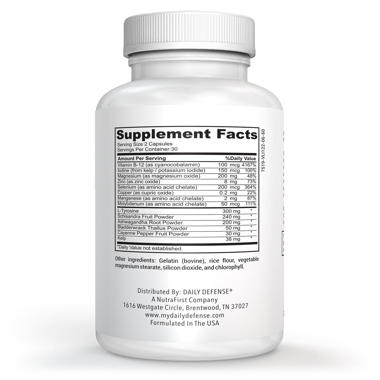 Thyroid Support Vitamins & Supplement: Healthy Thyroid Function – Daily ...