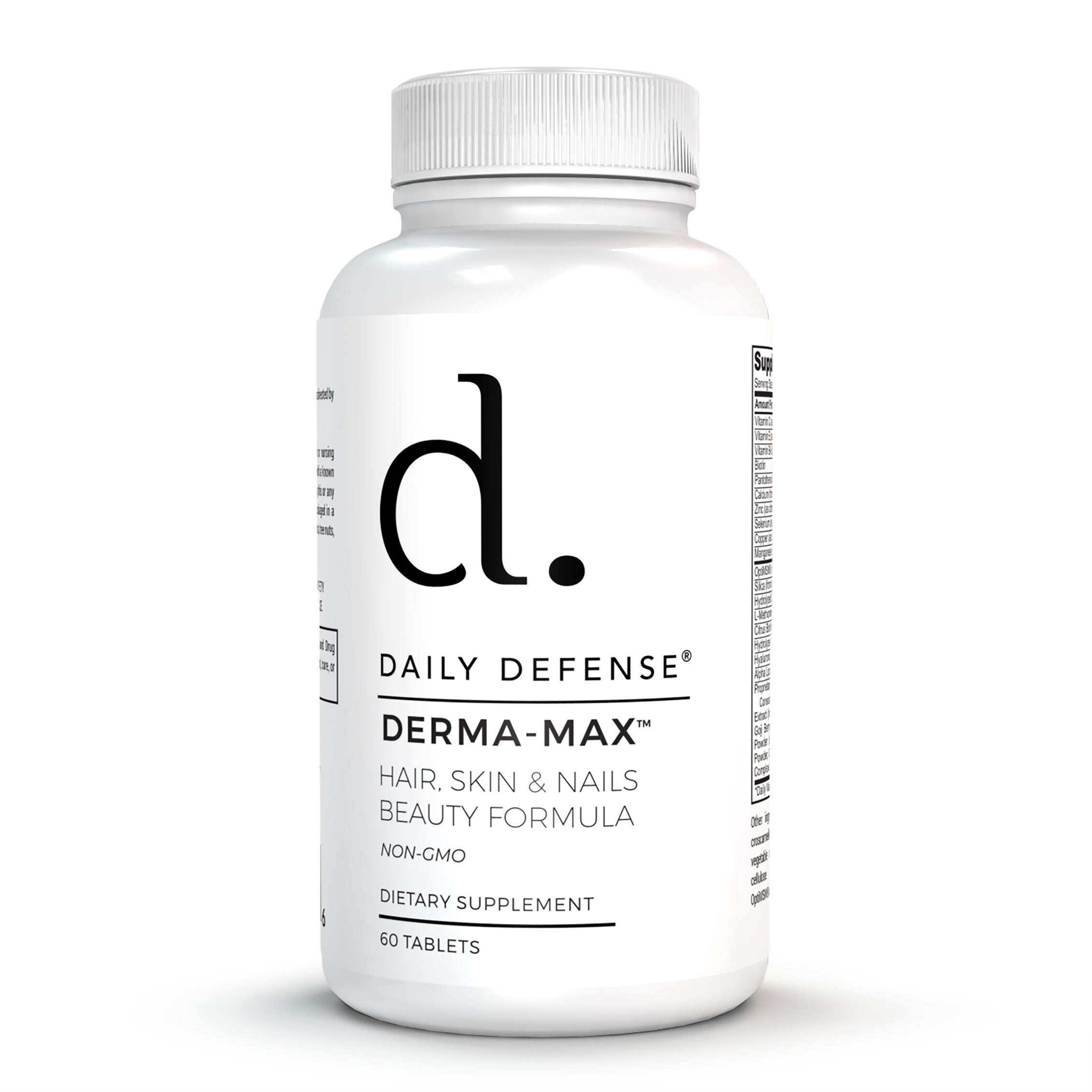 DAILY DEFENSE® DERMA-MAX™ Hair, Skin And Nails Beauty Formula – Daily ...